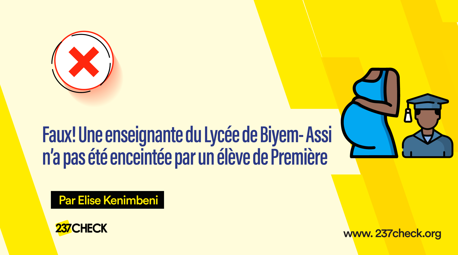 Faux ! Une enseignante du Lycée de Biyem- Assi n’a pas été enceintée ...